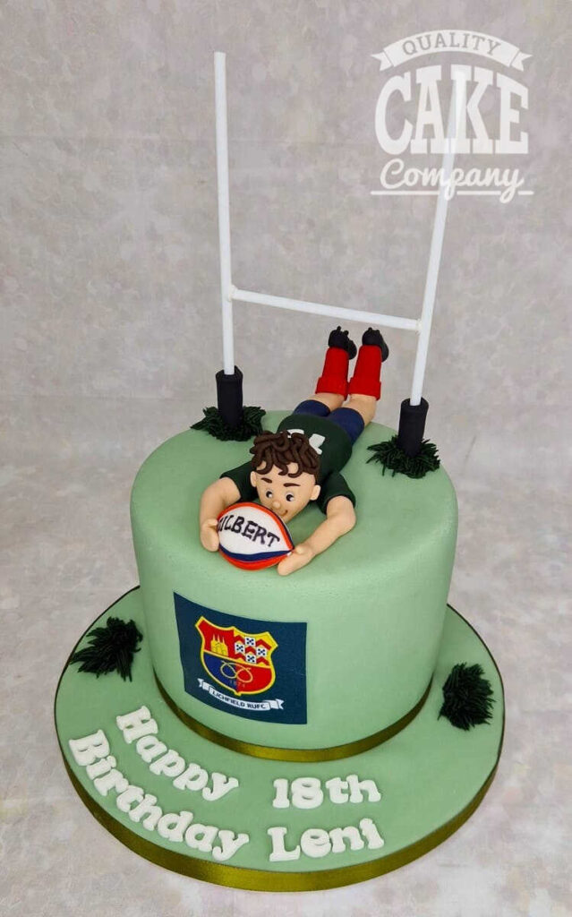 Rugby Theme Cakes - Quality Cake Company - Tamworth