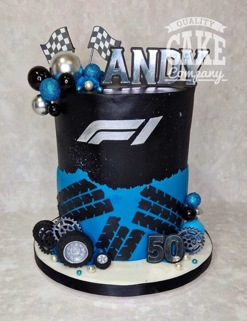 F1 Formula 1 Theme Cakes - Quality Cake Company - Tamworth