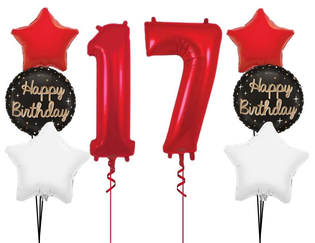 Milestone Number Balloon Bundle - Quality Cake Company Tamworth
