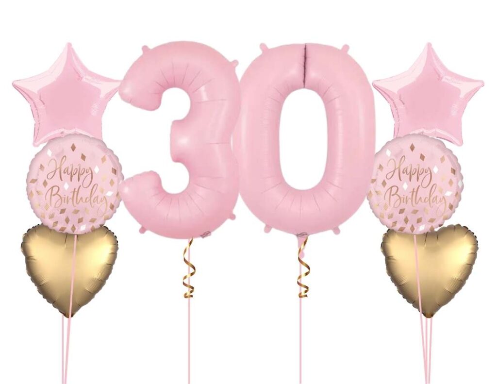 Milestone Number Balloon Bundle - Quality Cake Company Tamworth