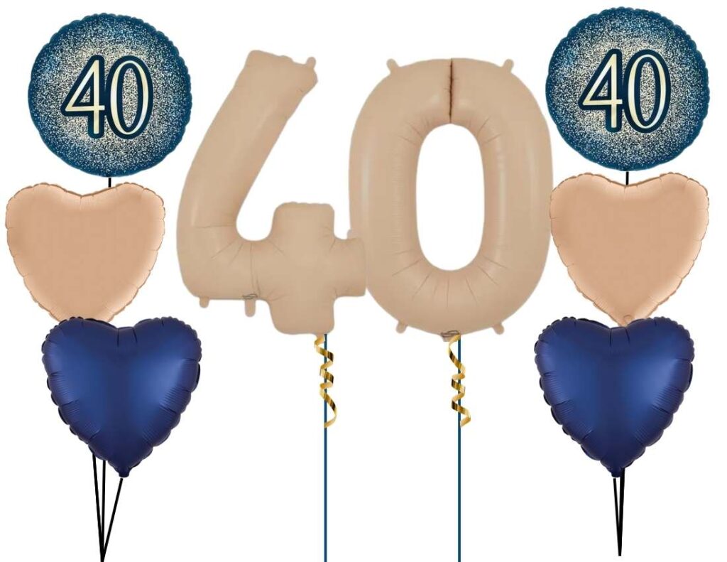 Milestone Number Balloon Bundle - Quality Cake Company Tamworth