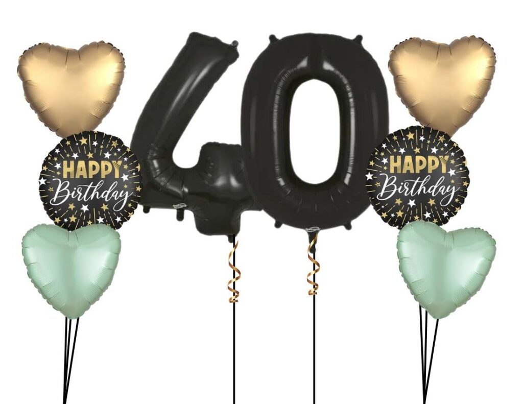 Milestone Number Balloon Bundle - Quality Cake Company Tamworth