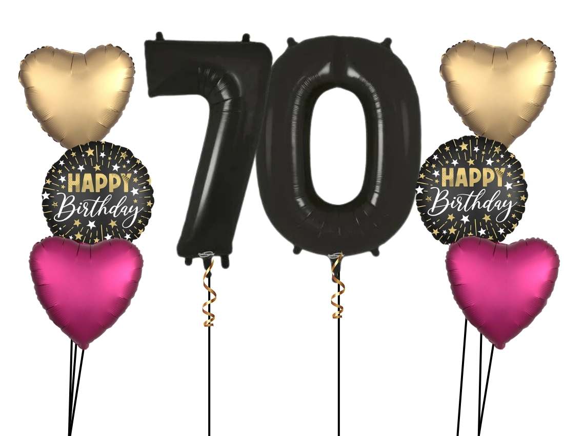 Milestone Number Balloon Bundle - Quality Cake Company Tamworth