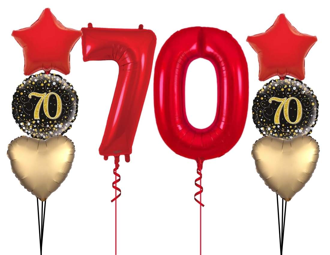 Milestone Number Balloon Bundle - Quality Cake Company Tamworth