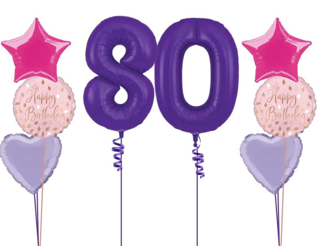 Milestone Number Balloon Bundle - Quality Cake Company Tamworth