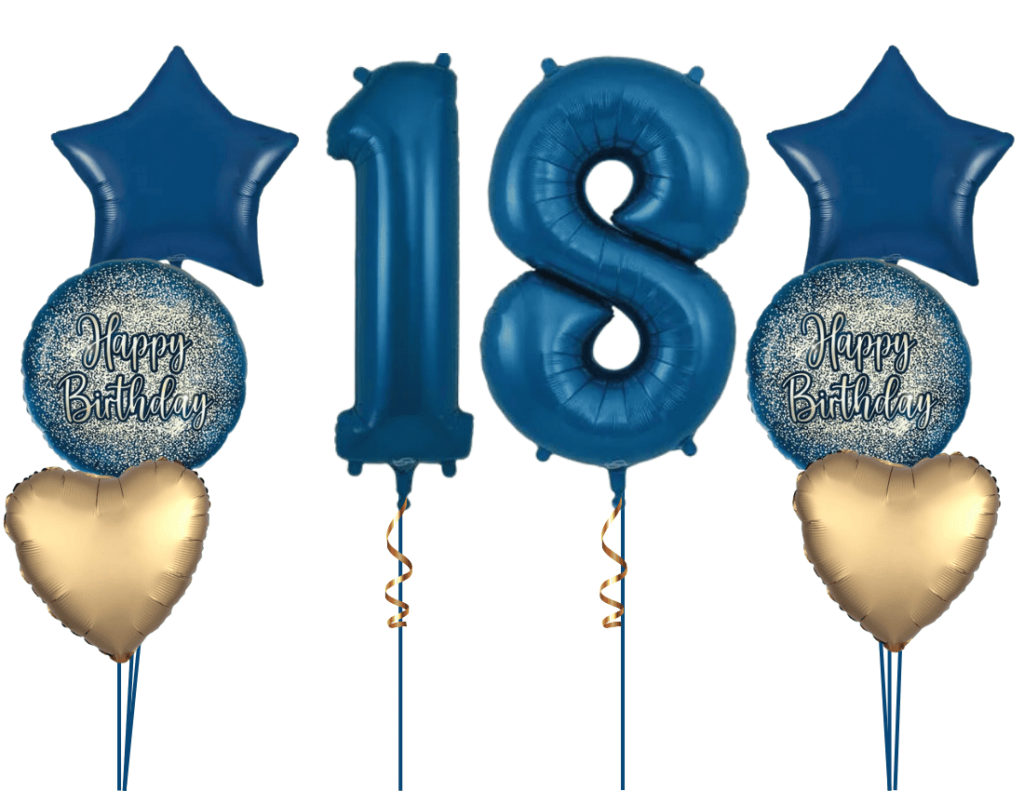 Milestone Number Balloon Bundle - Quality Cake Company Tamworth