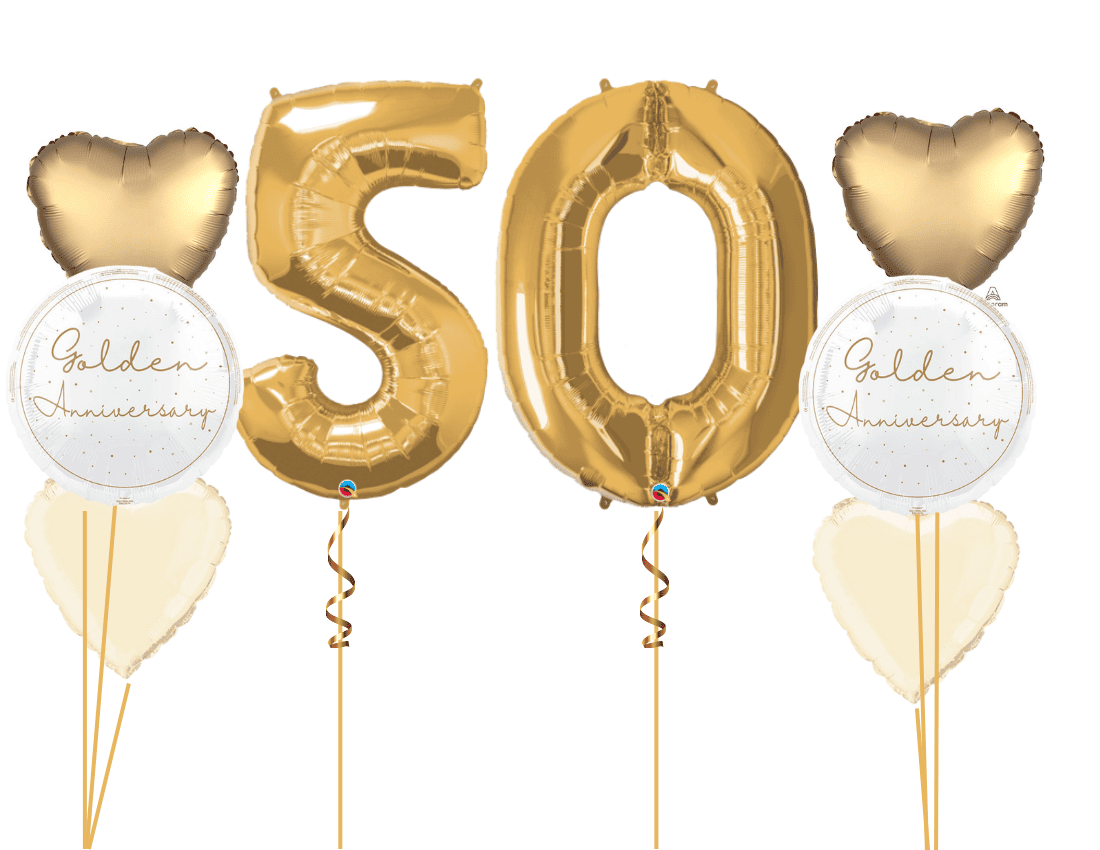 Milestone Number Balloon Bundle - Quality Cake Company Tamworth