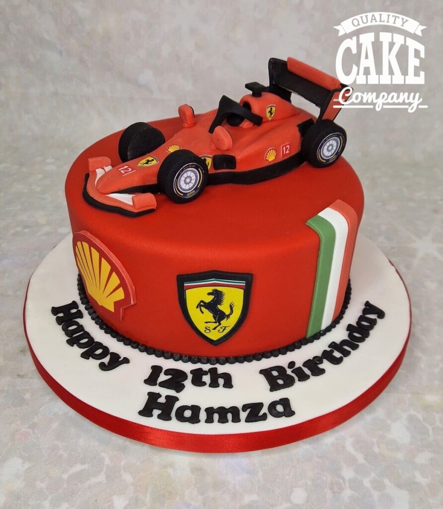 F1 Formula 1 Theme Cakes - Quality Cake Company - Tamworth