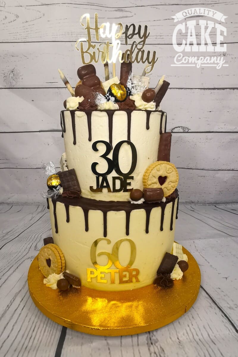 Two-tier Drip Cakes - Quality Cake Company Tamworth